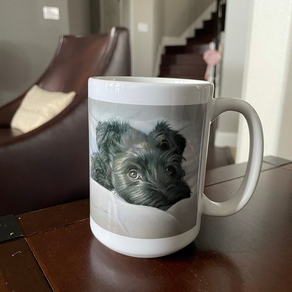 Schnauzer Mug, Personalized Black Schnauzer Gift - Etsy