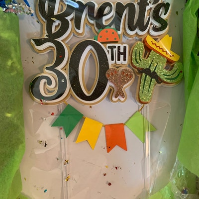 Mexican Fiesta Cake Topper,fiesta Cake Topper, Fiesta Party, Birthday ...