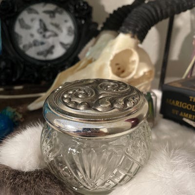 Vintage Potion Jar / Spell Bottle / Apothecary Cruet / Altar Ritual ...