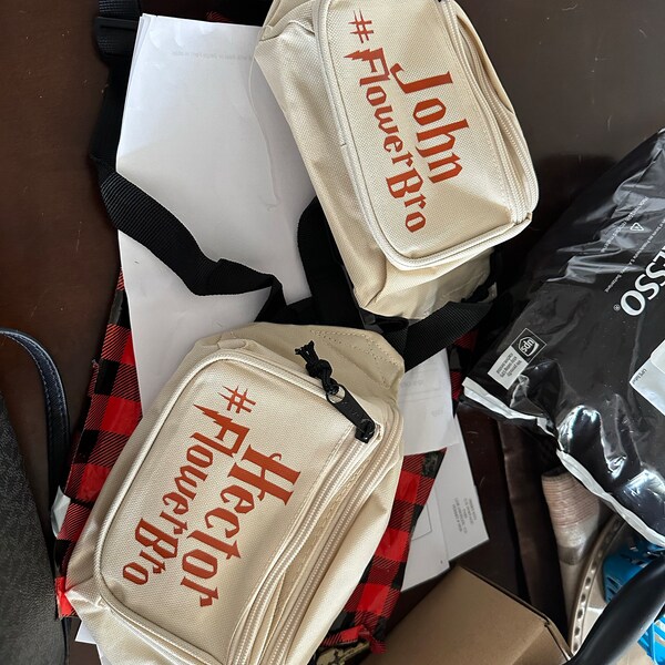 Flower Dude Personalized Fanny Packs /flower Man Waist Bag/the Flower ...