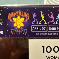 Powerline Concert Ticket Transparent Sticker/ Goofy Max Disney Bujo ...