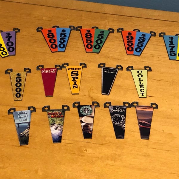 Wheel of Fortune - Wheel Wedges (2 Inches Long) to Go With Wheel-of ...