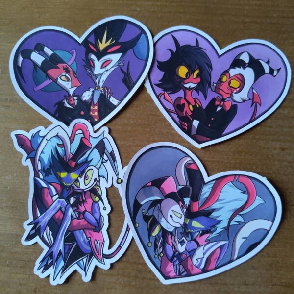 Hazbin Hotel Vox TV Demon Sticker Buttons 58 Mm Fanart - Etsy