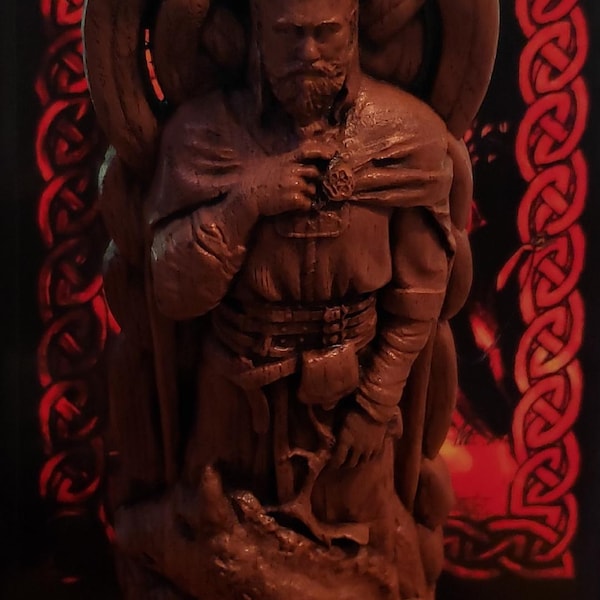 Freyr God of Peace and Fertility Statue Nown as Yngvi in Midgard. Norse ...