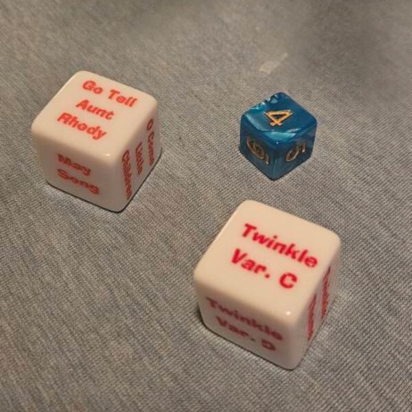 Key Signature Dice Treble Clef - Etsy