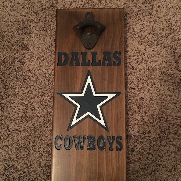 Beer Bottle Opener Wall Mount Sports Team, NBA, NFL, MLB, College - Etsy