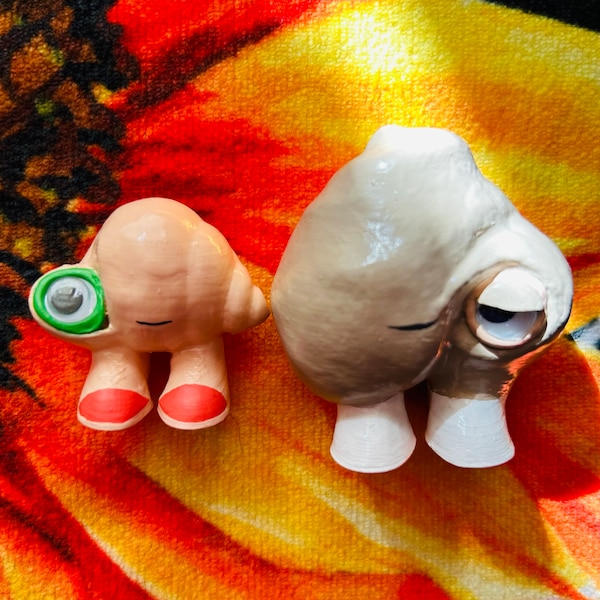 Nanna Connie and Marcel the Shell With Shoes On! 3D Printed and Custom ...
