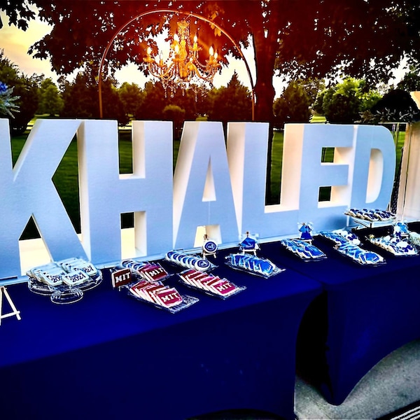 Giant Prop Numbers for Birthday Parties | Custom Made Self Standing ...