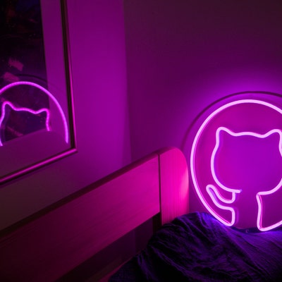 Github LED Neon Sign - Etsy
