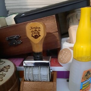 Vintage Style Wooden Date Stamp, Old Date Stamper, Hand Stamp, Journal ...