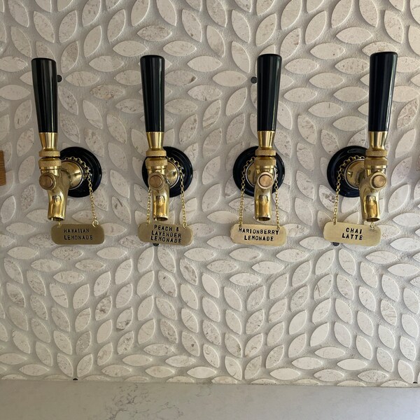 Brass Gold Metal Chalkboard ID Beer and Beverage Tag - Perfect for ...