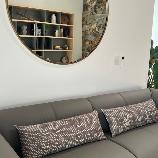 Grey Pillow Cover, 20x20, 22x22, 24x24 Charcoal Pillow, Designer Toss ...