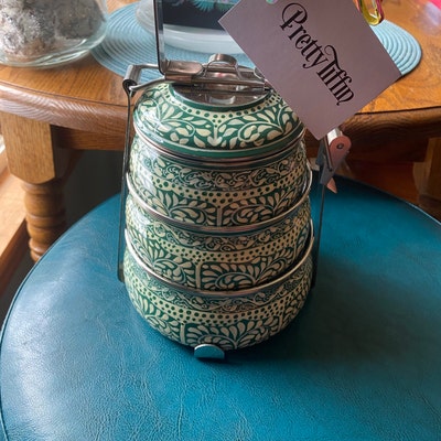 Traditional Indian Tiffin Box Eco Lunchbox Compartment - Etsy
