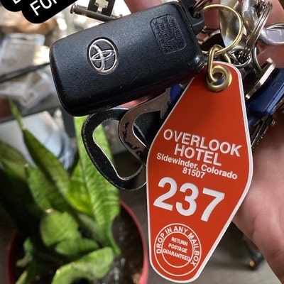 Overlook Hotel Keychain, Room 237 Motel Keychain. the Shining Movie Fan ...