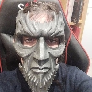 Fantasy Alchemist Mask, Old Man Mask - Etsy