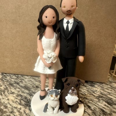 Horror Film Inspired Wedding Cake Topper Halloween Cake Topper ...