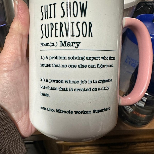 Shit Show Supervisor Mug, Shit Show Supervisor Gift, Shit Show ...