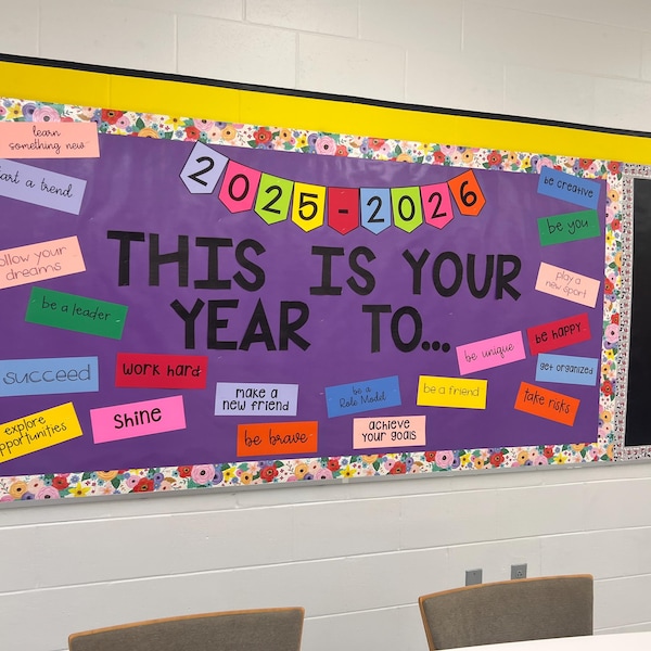 Classroom Clock Labels in Rainbow Colors for Middle or High School Math ...