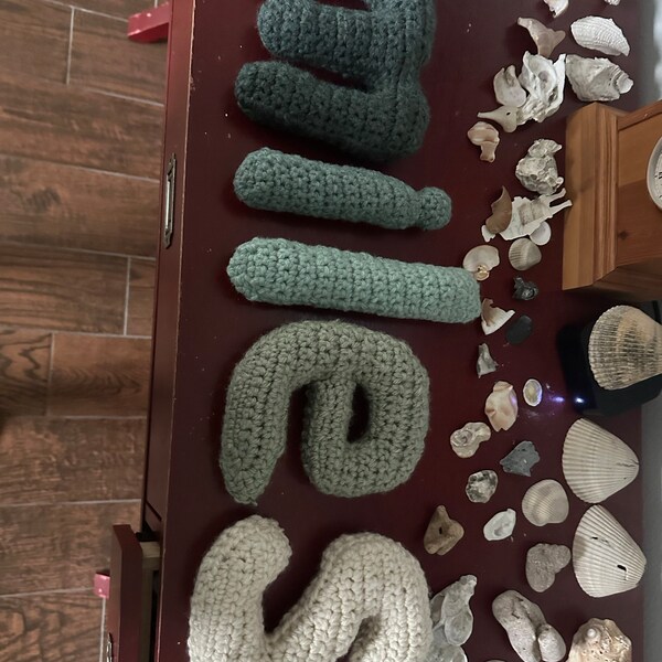 Crochet Pattern: Alphabet Lowercase Letters, Soft Letters, Play Letters ...