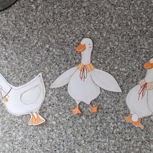 Printable Goose Party Garland, Goose Garland, Ducks Garland, Goose ...