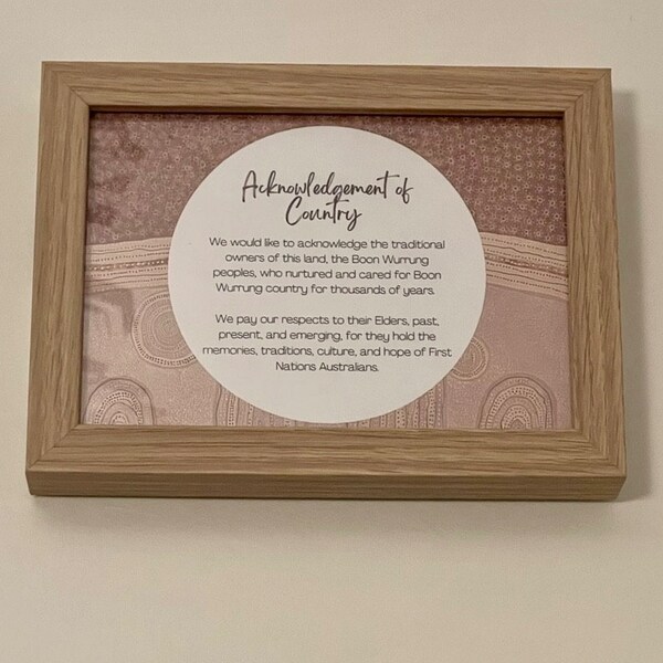 Aboriginal Art Downloadable Print Acknowledgment of Country - Etsy