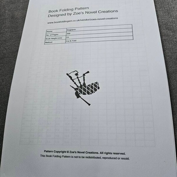 Paw Print & Bones Heart CUT and Fold Book Folding Pattern digital ...