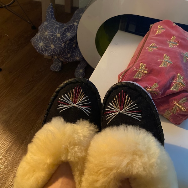 Lucky Dip Women's Sheepskin Slippers - Etsy