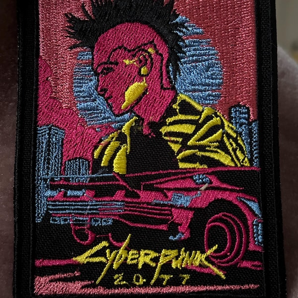 Cyberpunk 2077 Sticker, Cyberpunk Velcro Patch, Gaming Iron-on ...
