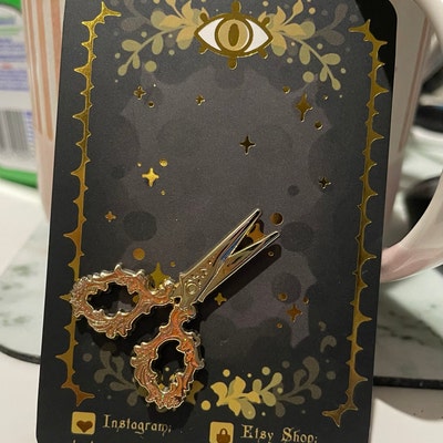 SPOOKY CHOCOLATE BOX Enamel Pin. Hard Enamel Pin With Glitter. - Etsy