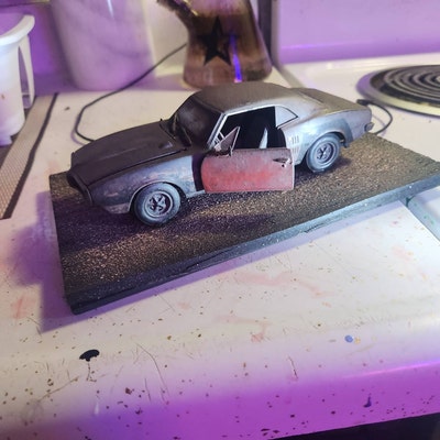 Barn Find 1955 Chrysler C300 Model Car, Custom Made, Rusty, Junkyard ...