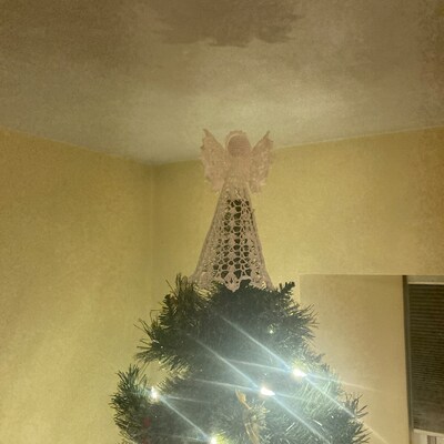 Crochet Angel Tree Topper - Etsy