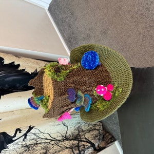 Digital Crochet PATTERN: Bark Gauntlets Bracers Whimsical Mushroom Tree ...