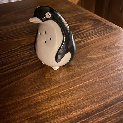 Vintage Penguin Toothpick Holder, Dispenser, Mid Century, Unique Kitsch ...