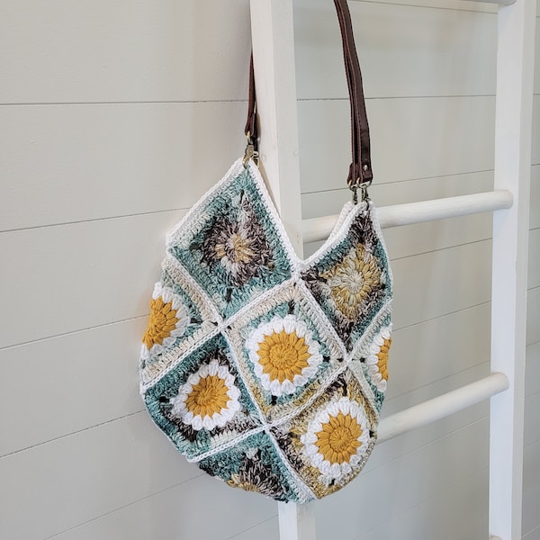 Hannah Tote Bag Pattern PDF - Digital Download - Granny Square Crochet ...