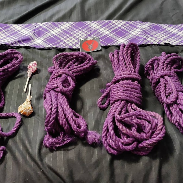 Purple Shibari Rope Bondage Kit - Etsy