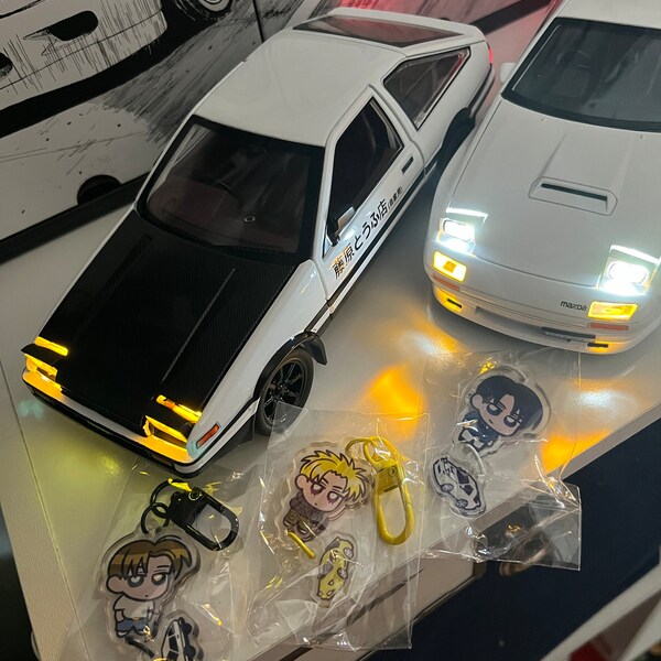 INITIAL D Acrylic Charms - Etsy