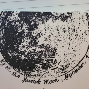 Eclipse Chart 1715 RUBBER STAMP Astronomy Stamp Moon Stamp | Etsy