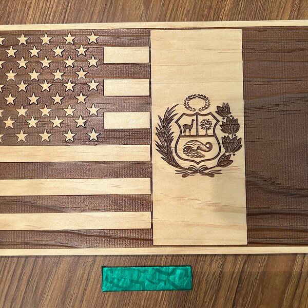 2-12 Artillery Wooden Engraved Flag, 2nd Battalion 12th Field Artillery ...