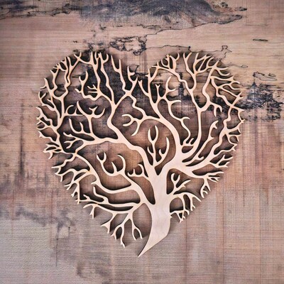 Tree of Life Olive Svg Dxf Files Tree Pattern Clock Design Drawing Cut ...