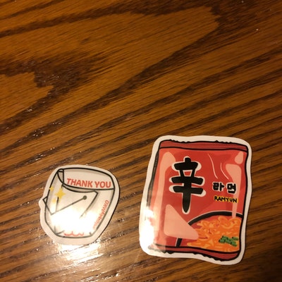 Korean Ramen Sticker, Shin Ramen Sticker, Korean Sticker, Spicy Sticker ...