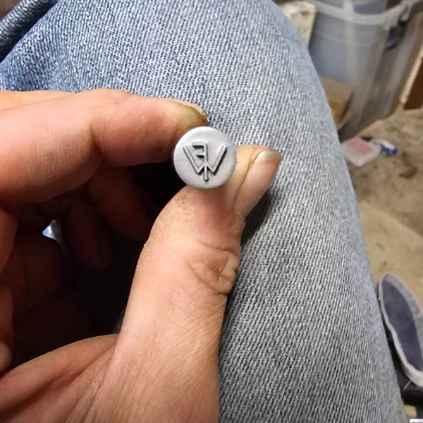 Custom Knife Makers Mark Stamp Makers Mark Knife Stamp Blacksmith Stamp ...