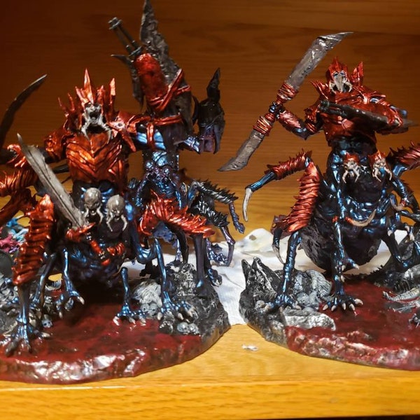 Necromancer Miniature - 3 Poses - 28mm Scale Tabletop Gaming Dnd ...