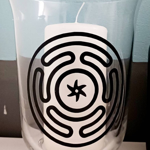 Hecate's Wheel Vinyl Sticker Decal - Goddess Symbol - Etsy