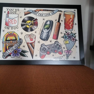 Japanese Simpsons Tattoo Traditional Simpsons Tattoo Flash Sheet Tattoo ...