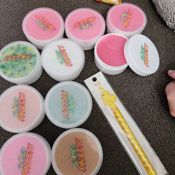 Soot Dust Thick Clear Slime - Etsy