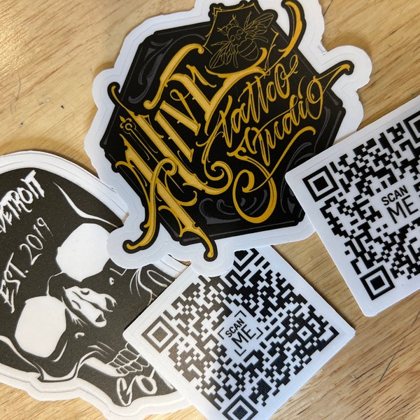 100 Custom Event Stickers, Waterproof Outdoor Stickers, Company Logo ...