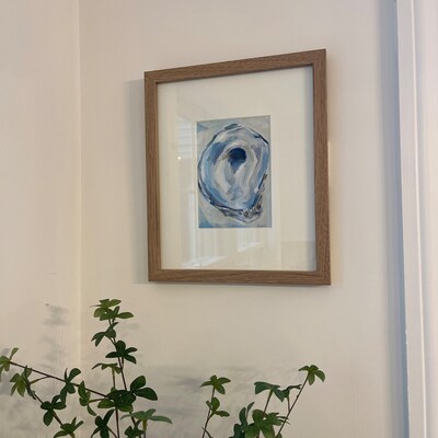 Alabaster Oyster Print of Original Acrylic Painting by Kim - Etsy