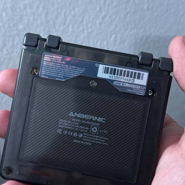 Gameboy Advance SP & Anbernic RG35XXSP Back Labels - Etsy