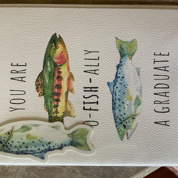 Officially (ofishally) a Graduate| Funny Card for Graduation and ...