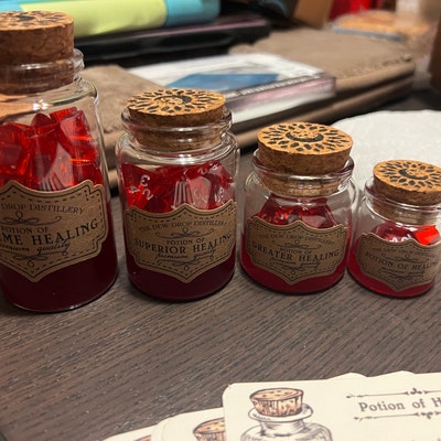 D&D Potion of Healing, Complete Set - Etsy